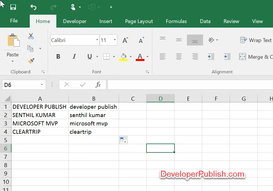 How To Change Uppercase Letters To Lowercase In Microsoft Excel 2016