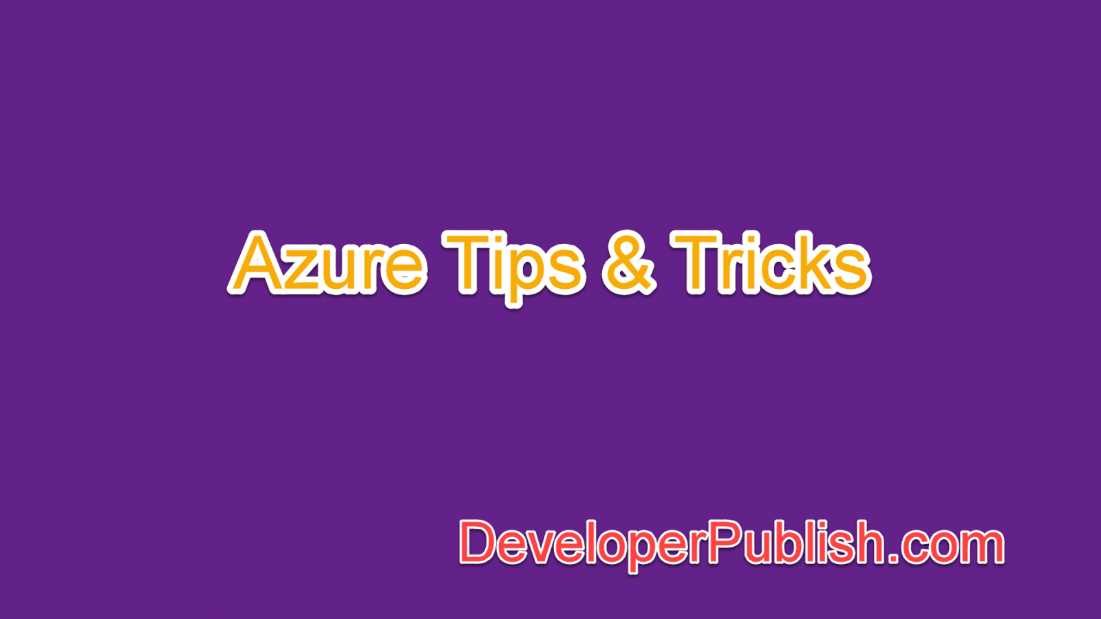 Azure Tip #5 - Change Color Theme in Azure Portal - Developer Publish