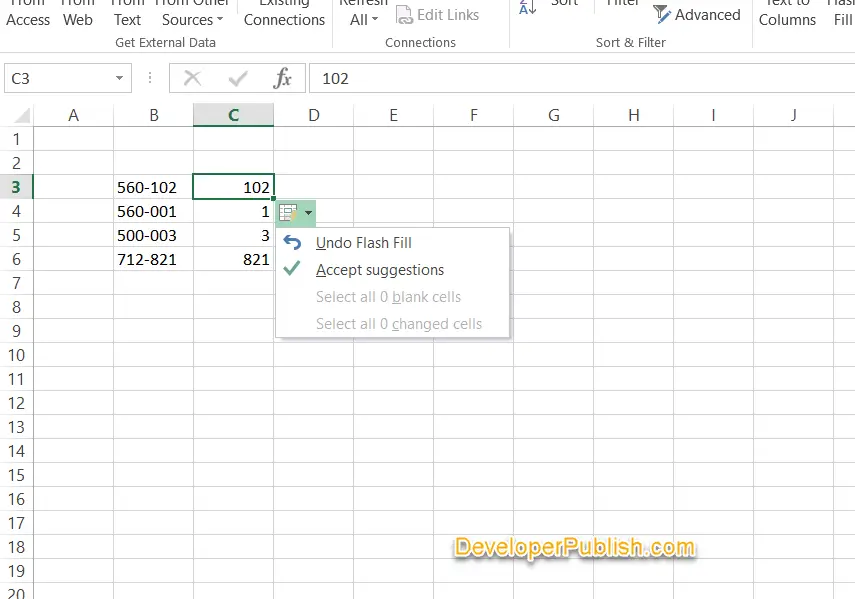 Flash Fill In Excel Examples Features Limitations