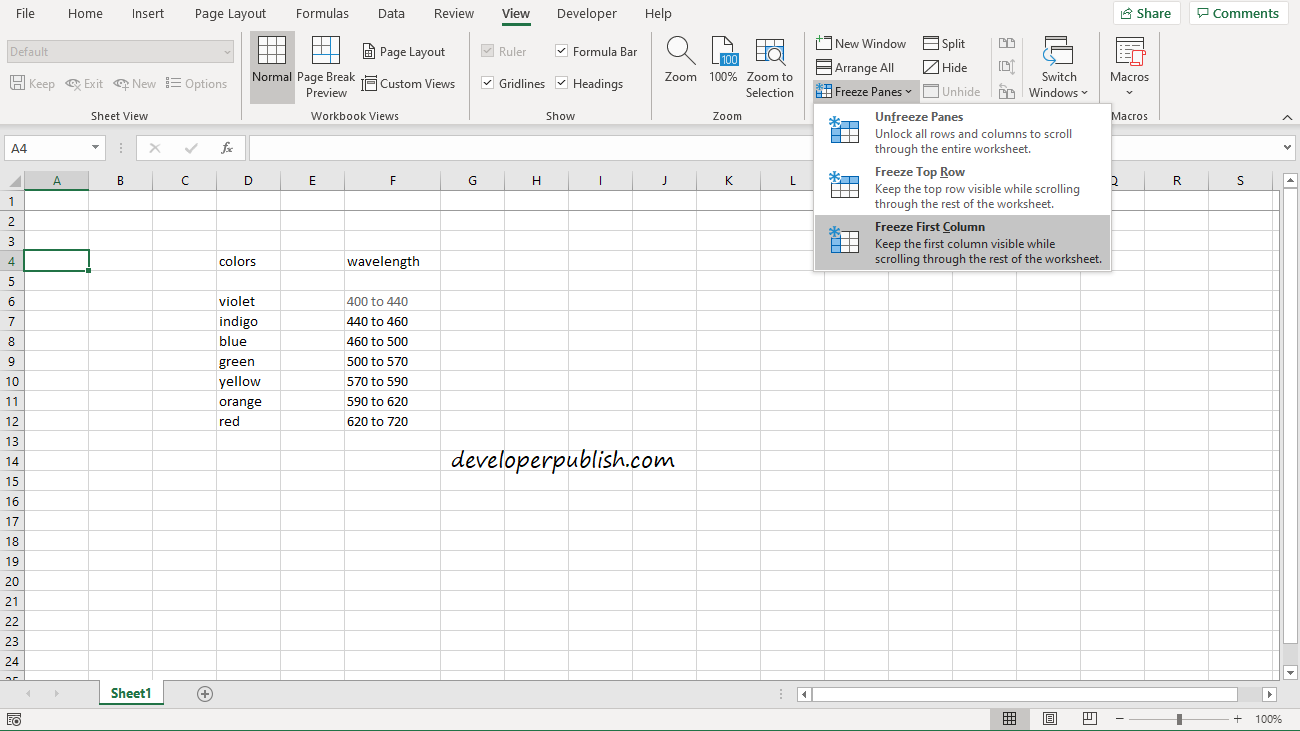 How to freeze panes in Microsoft Excel? | Excel Tutorials