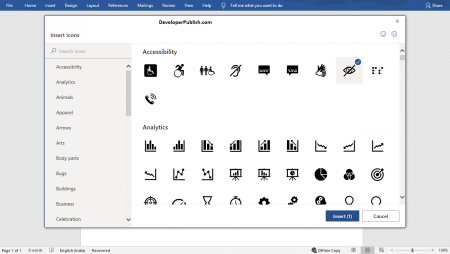 How to Insert Icons in Word? | Microsoft Word Tutorials