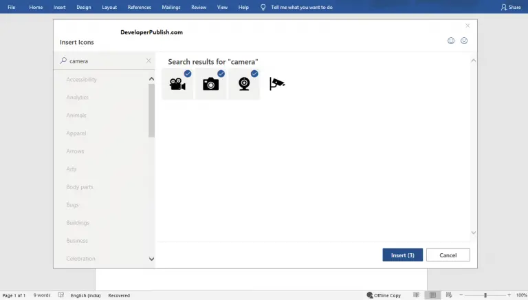  How To Insert Icons In Word Microsoft Word Tutorials