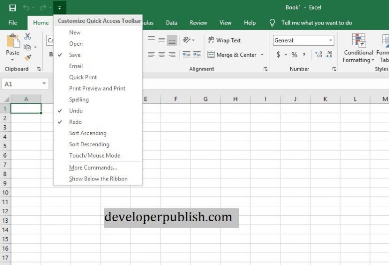 Quick Access Toolbar in Microsoft Excel | Excel Tutorials