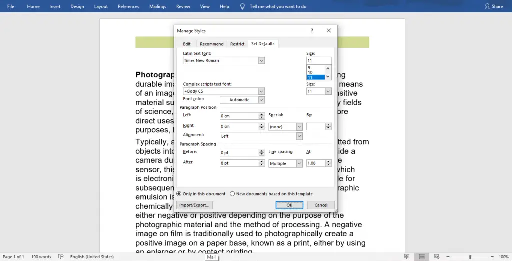 How To Change Line Spacing In Word Word Tutorials