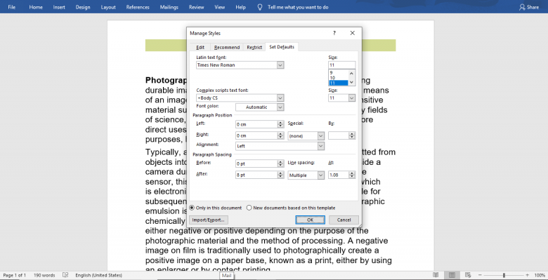 How to Change Line Spacing in Word? | Word Tutorials