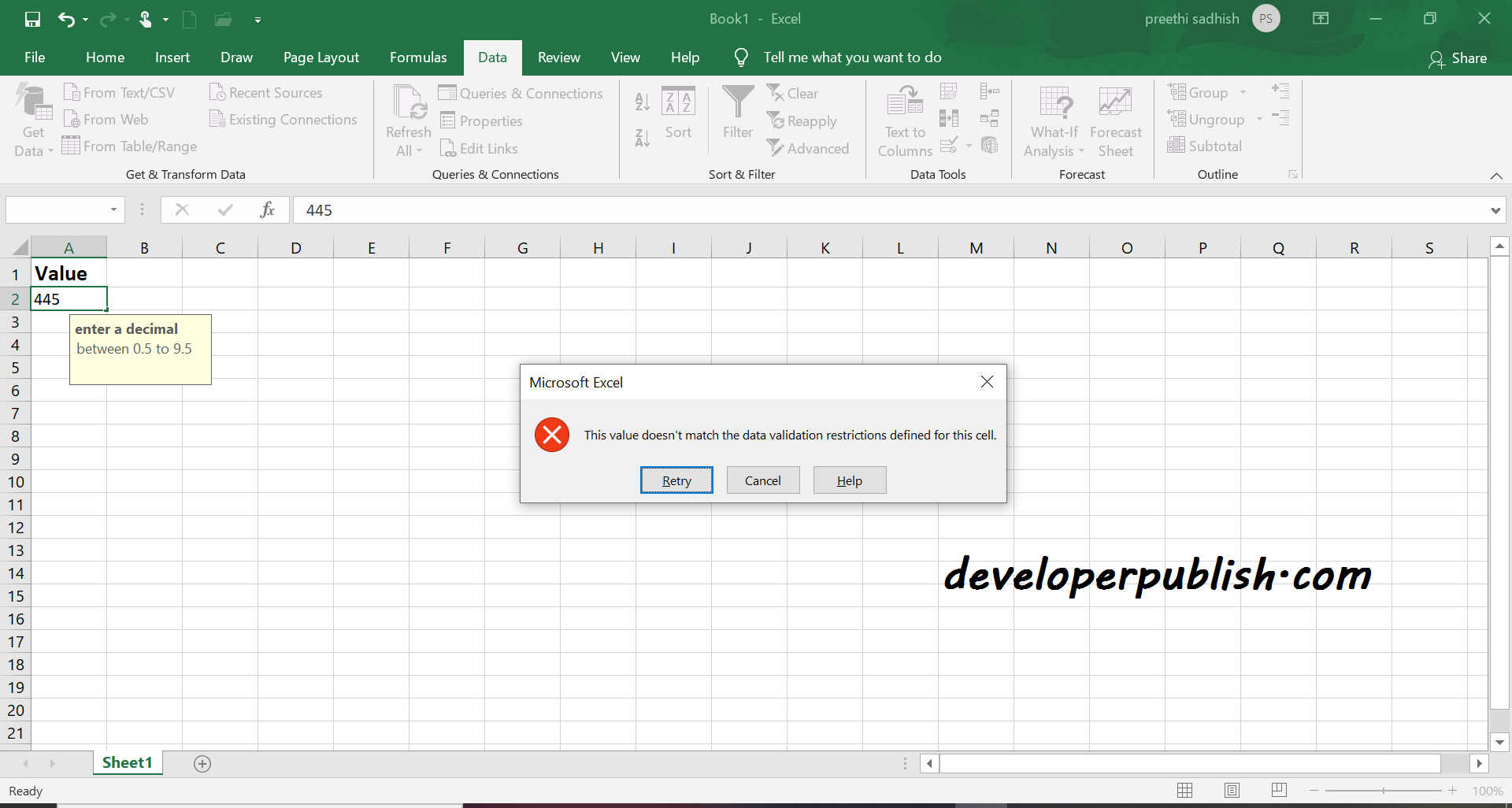 Data Validation In Microsoft Excel Microsoft Excel Tutorials