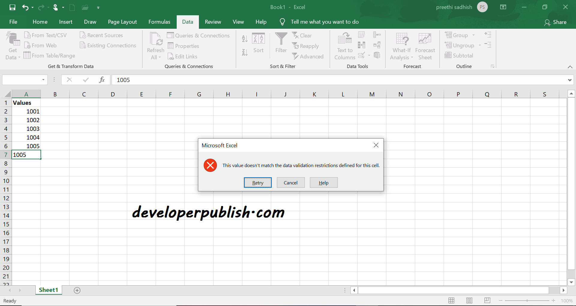 Prevent Duplicate Entries In Microsoft Excel Excel Tutorials