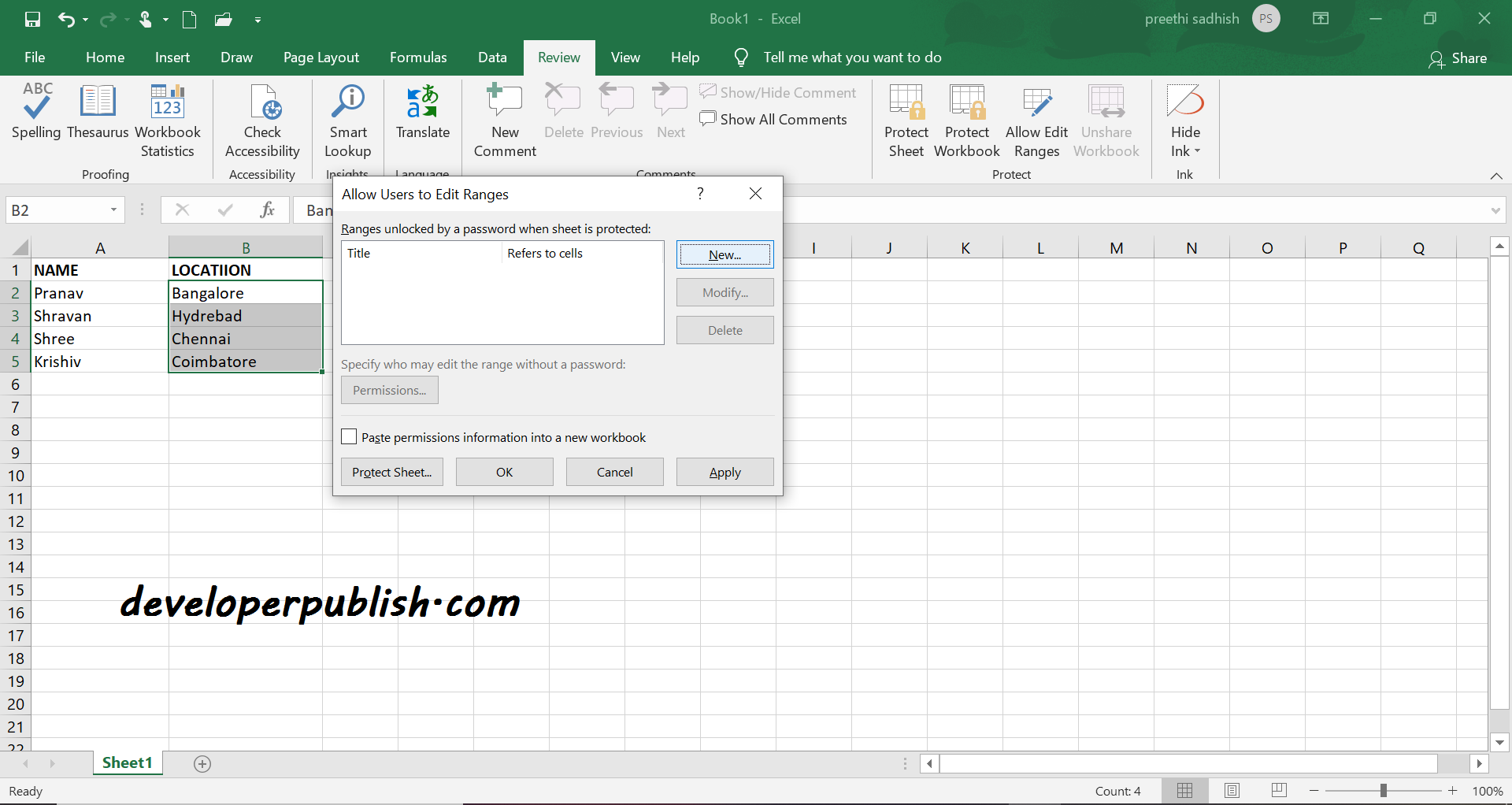 How To Protect Sheet In Microsoft Excel Excel Tutorials