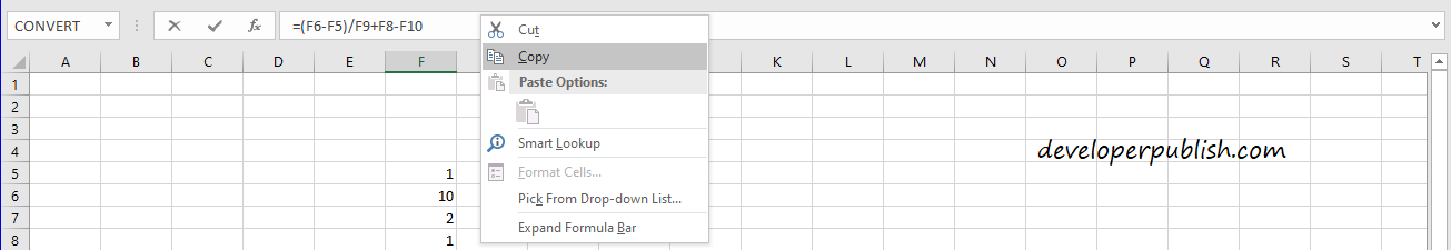 Formulas and Functions in Microsoft Excel - Developer Publish