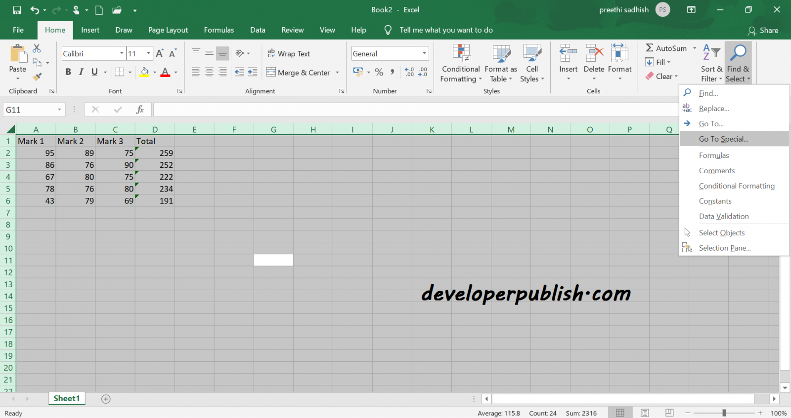 Hide And Lock Formulas In Excel Developer Publish
