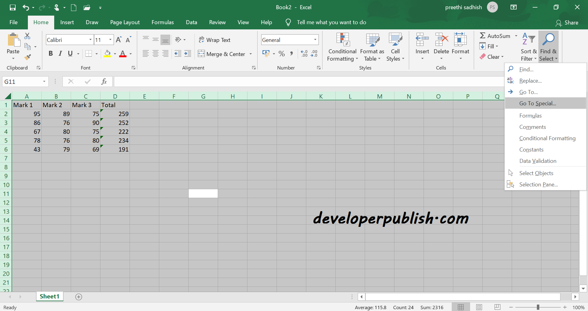 Hide and lock formulas in Excel - Developer Publish