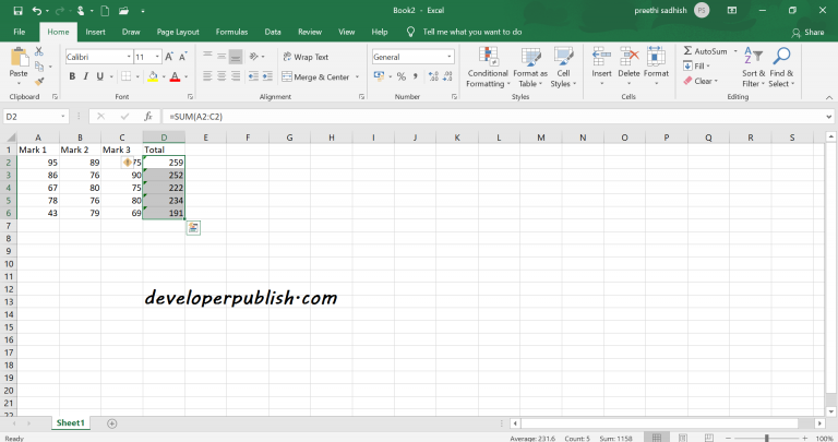 Hide and lock formulas in Excel - Developer Publish