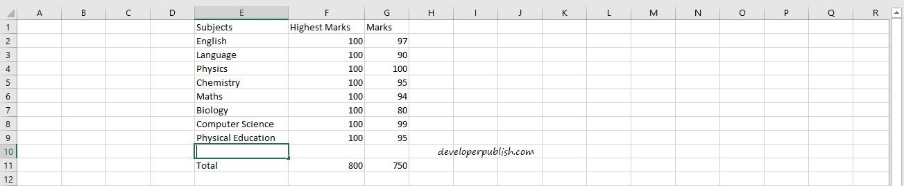 Dynamic Named Range in Microsoft Excel - Developer Publish