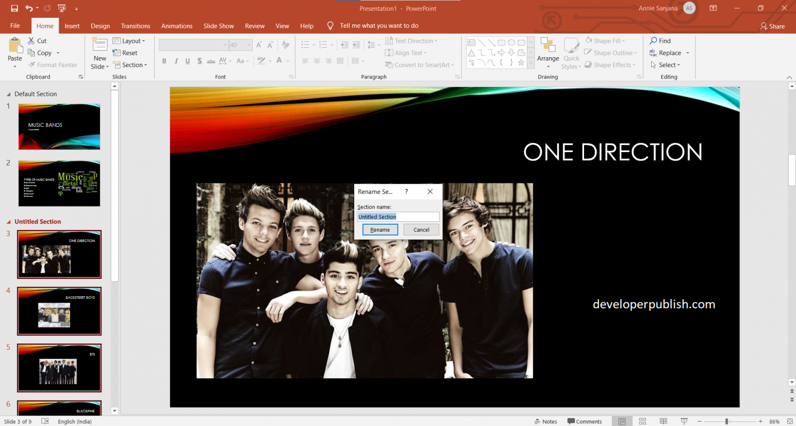 How to Organize PowerPoint slides into sections? | PowerPoint Tutorials