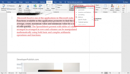 How to Track Changes in Microsoft Word? | Word Tutorials