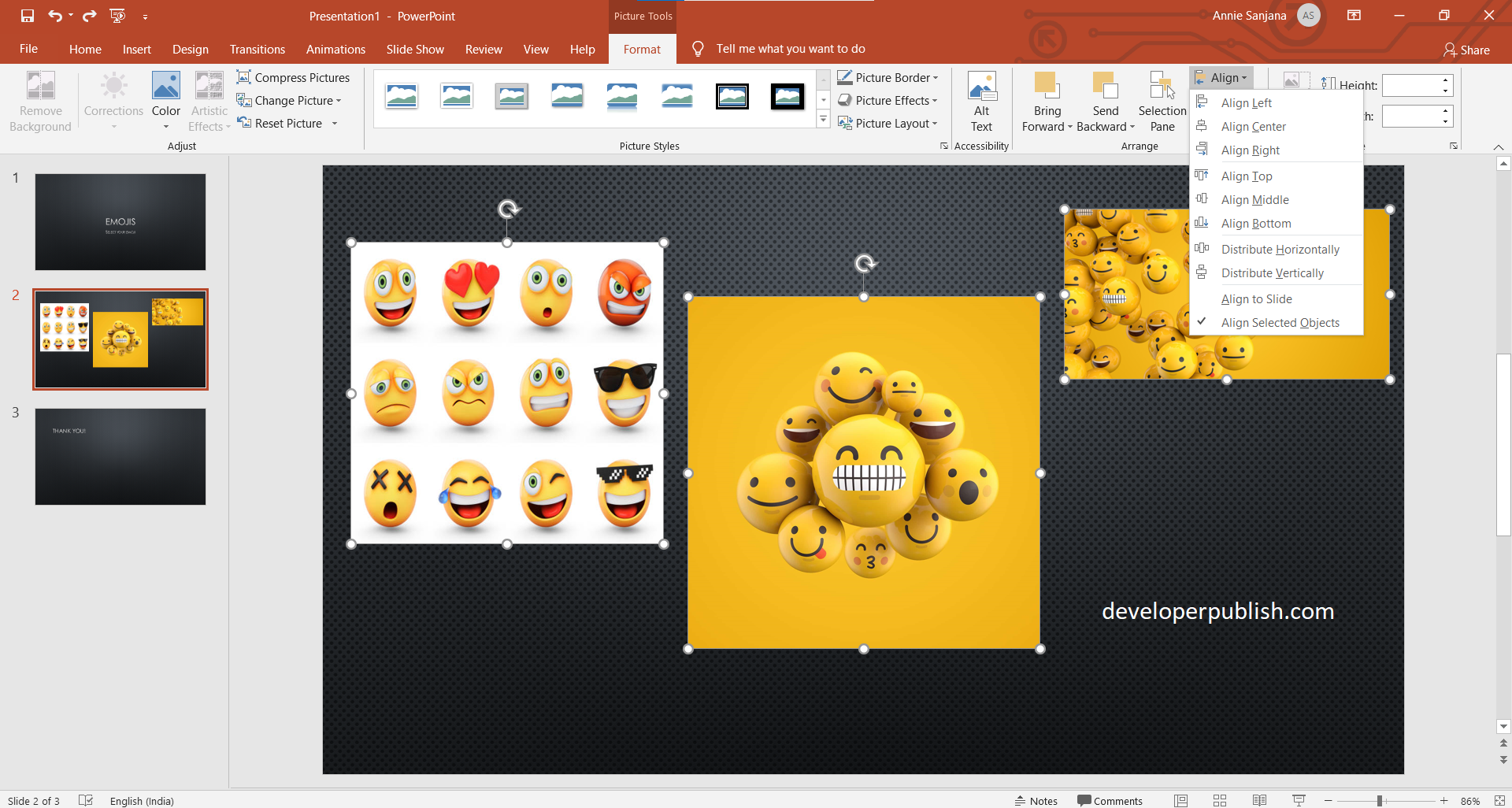 Options for Arranging objects in PowerPoint | PowerPoint Tutorials