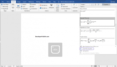Write an Equation or Formula in Word | Word Tutorials