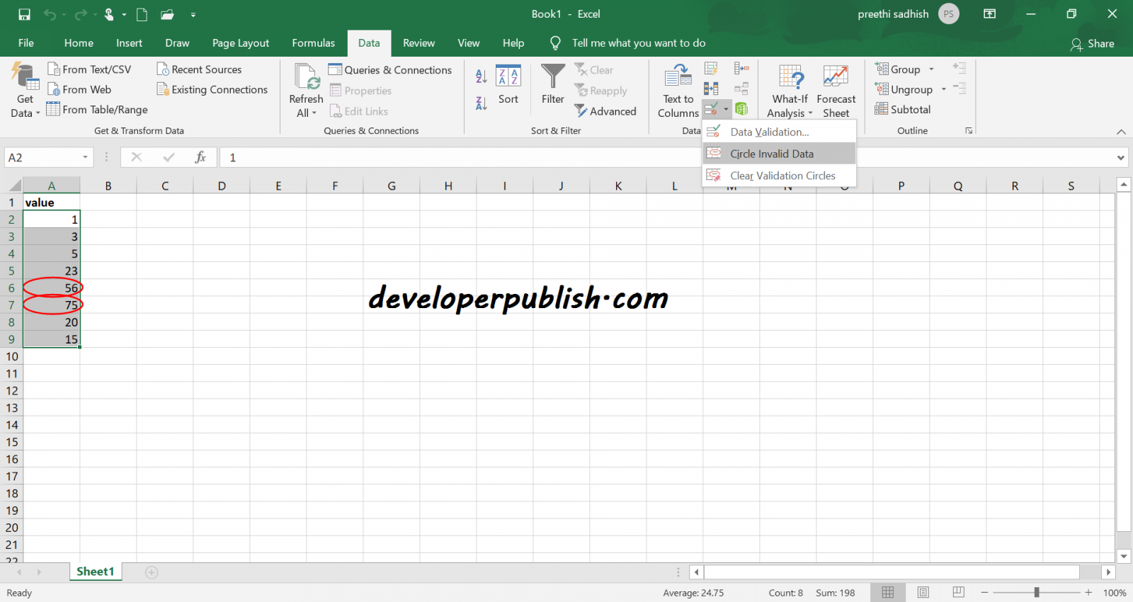 Find Invalid Data In A Sheet In Microsoft Excel Excel Tutorials
