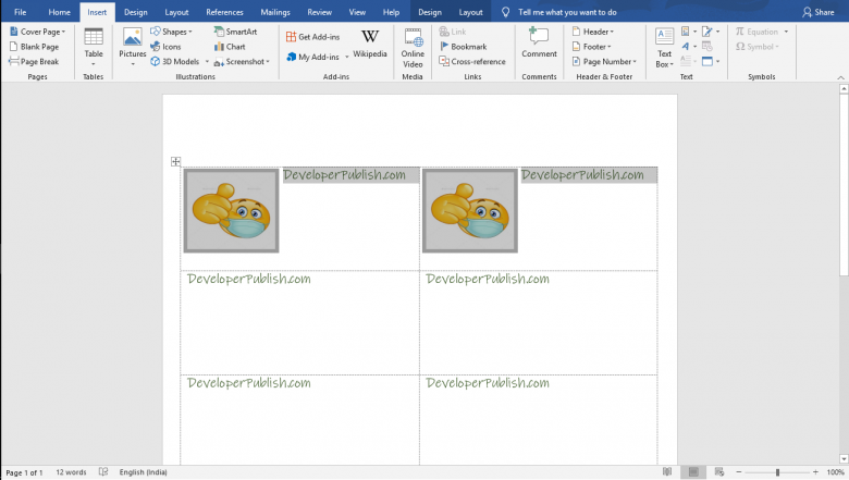 How to Add graphics to labels in Word? | Word Tutorials