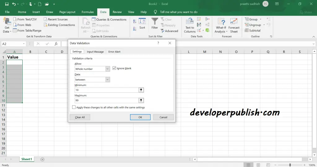 How To Remove Data Validation In Excel 