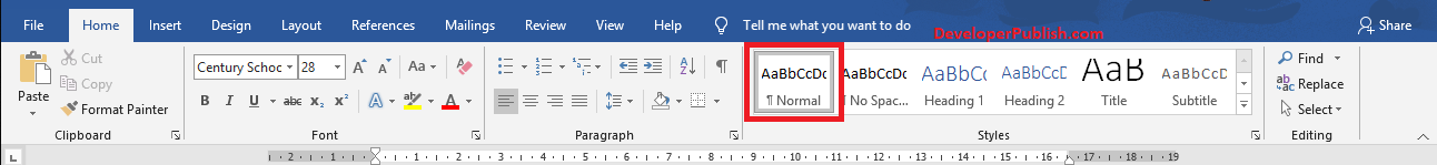 How to Apply Double-space to lines in Word Document?