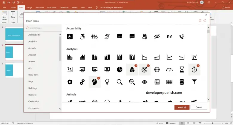Insert Icons In PowerPoint Microsoft PowerPoint Tutorials