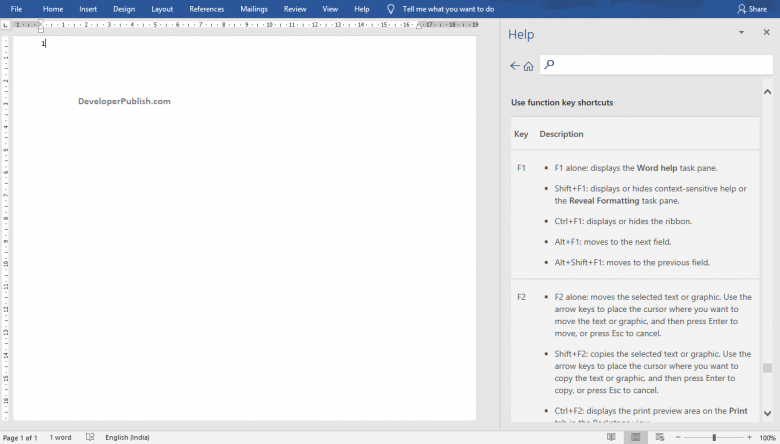 Context Help in Word - DeveloperPublish Word Tutorials