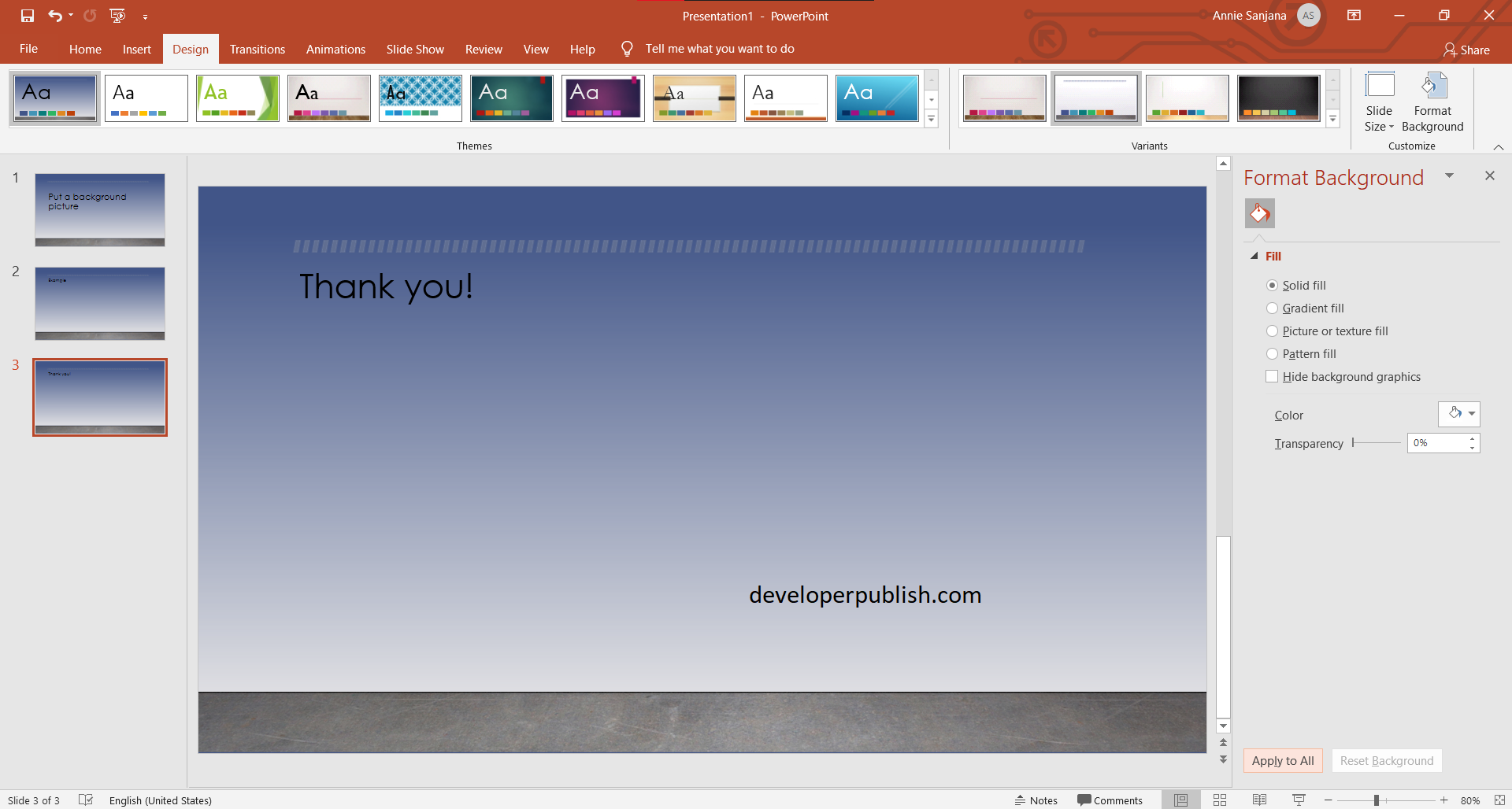 Put background Picture on Slides in PowerPoint | PowerPoint Tutorials