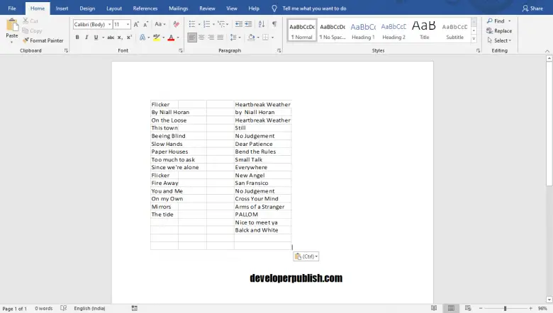 Insert Excel Into Word Developerpublish Excel Tutorials