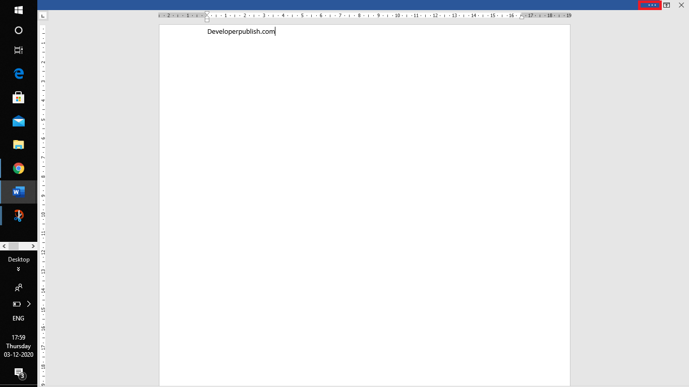 Show or Hide Ribbon in Microsoft Word | MS Word Tutorials