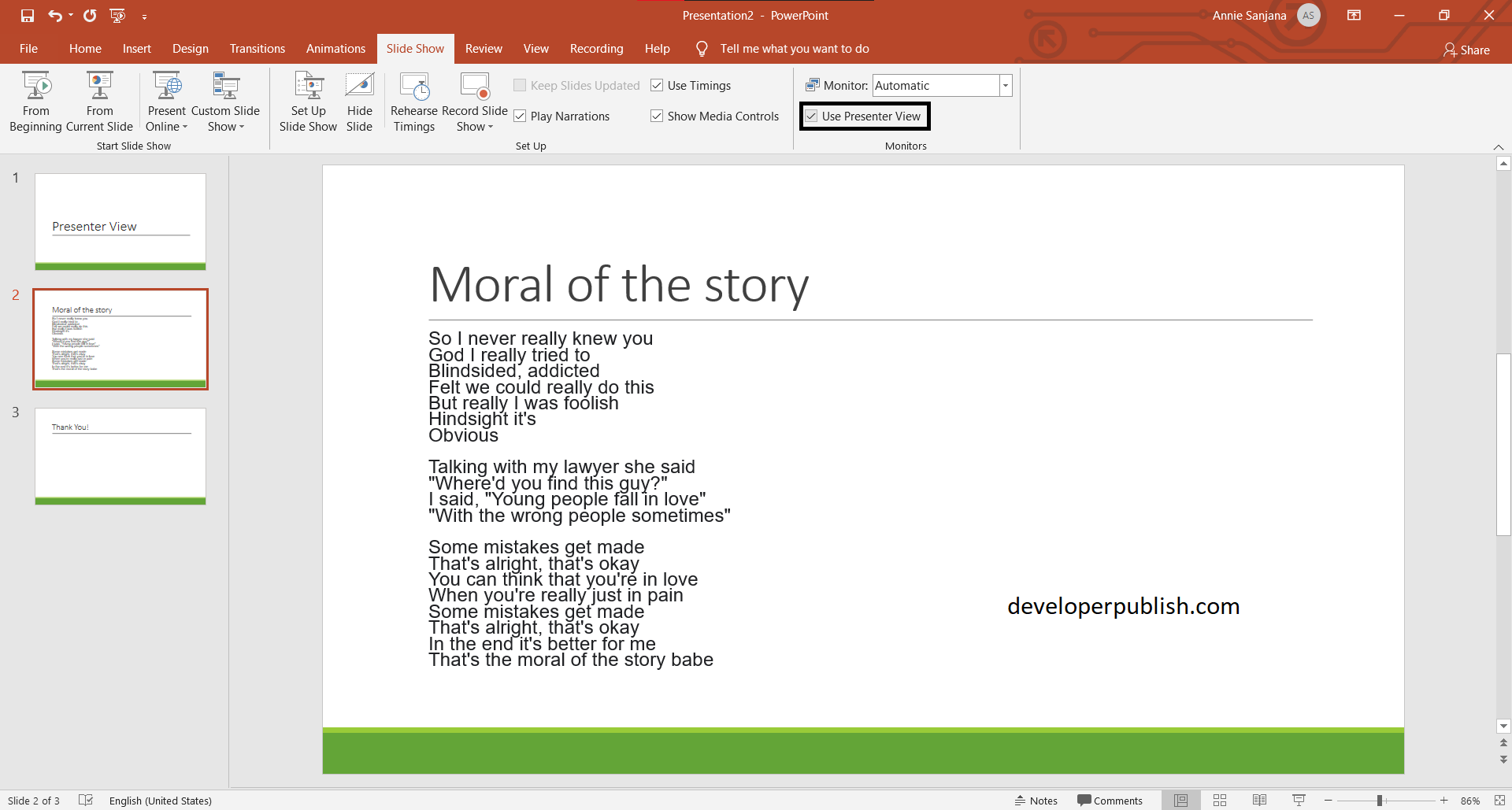 Presenter View in Microsoft PowerPoint | PowerPoint Tutorials