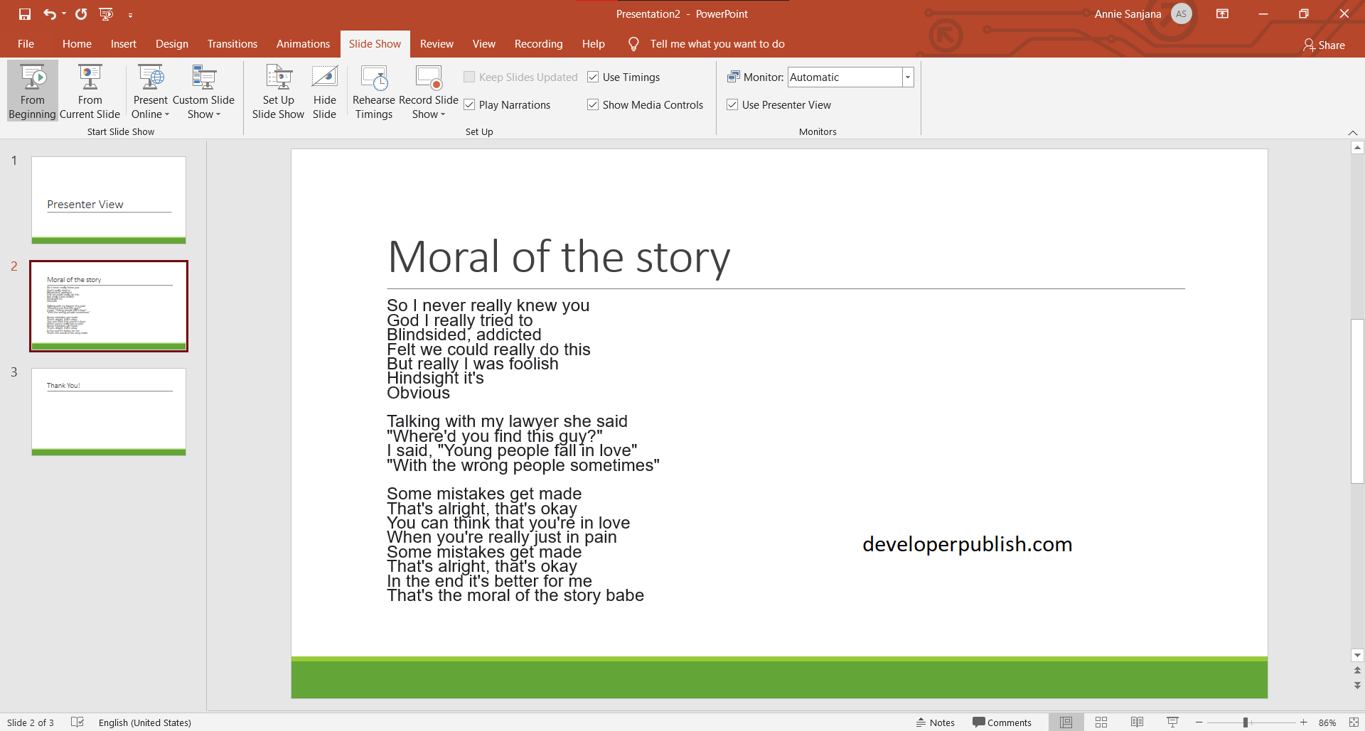 Presenter View in Microsoft PowerPoint | PowerPoint Tutorials