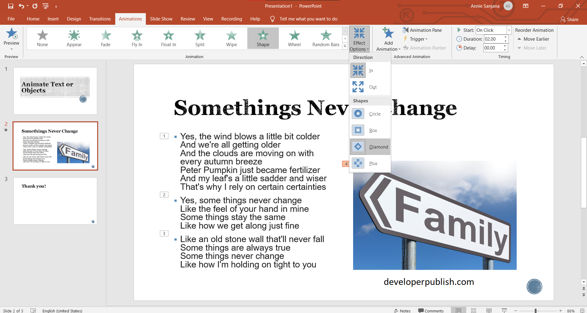 Animate Text In Powerpoint Ms Powerpoint Tutorials