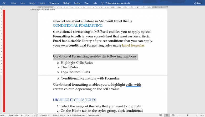 Remove Text in Microsoft Word - DeveloperPublish Tutorials