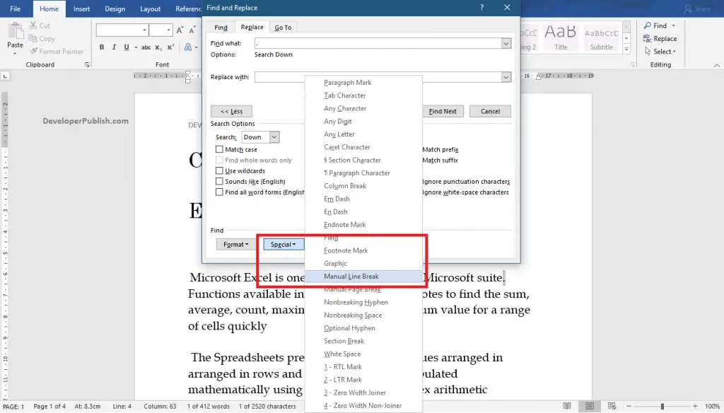 How To Split Two Paragraphs From One In Word Word Tutorials