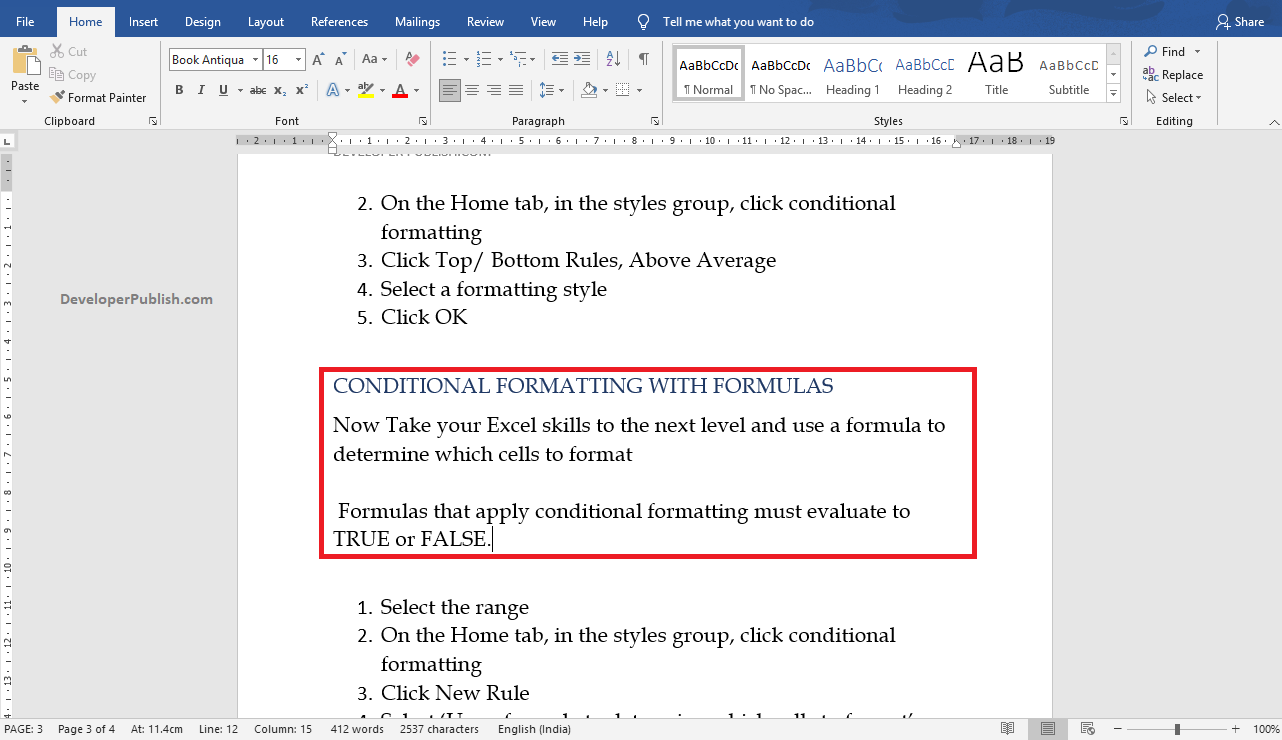 How To Split Two Paragraphs From One In Word Word Tutorials
