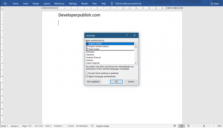 Status Bar in Microsoft Word | Microsoft Word Tutorials
