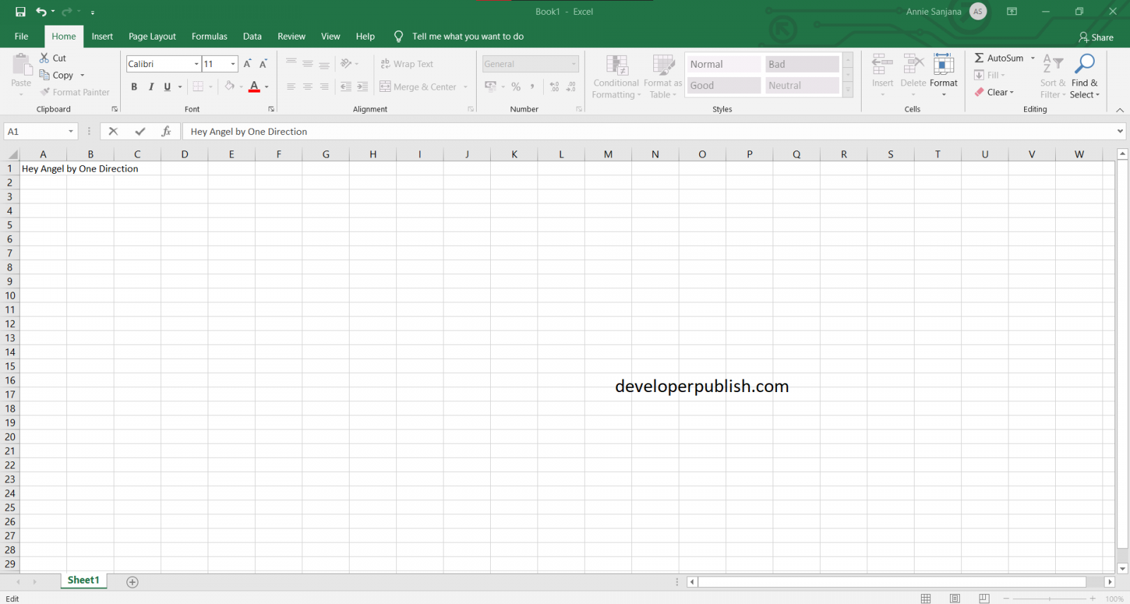 How to Enter multiple lines in a single cell in Excel?