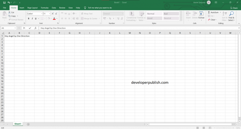 How to Enter multiple lines in a single cell in Excel?