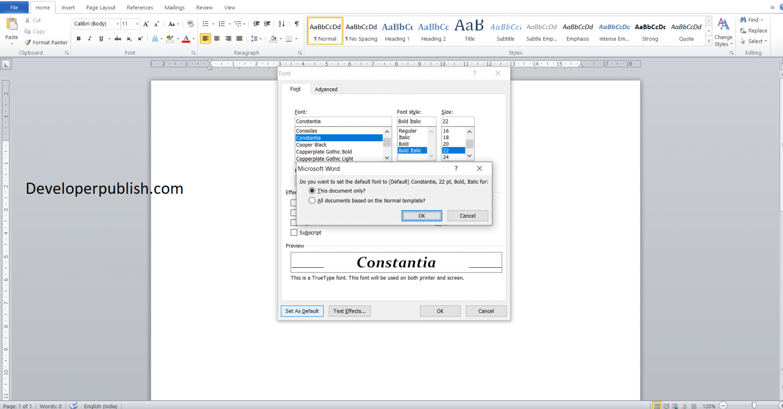 Dialog box & Launchers in Microsoft Word - DeveloperPublish