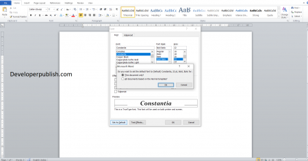 Dialog box & Launchers in Microsoft Word - DeveloperPublish
