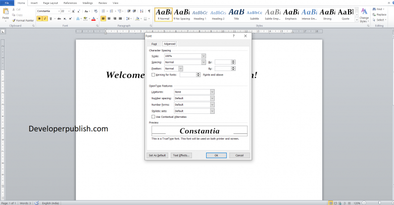Dialog box & Launchers in Microsoft Word - DeveloperPublish