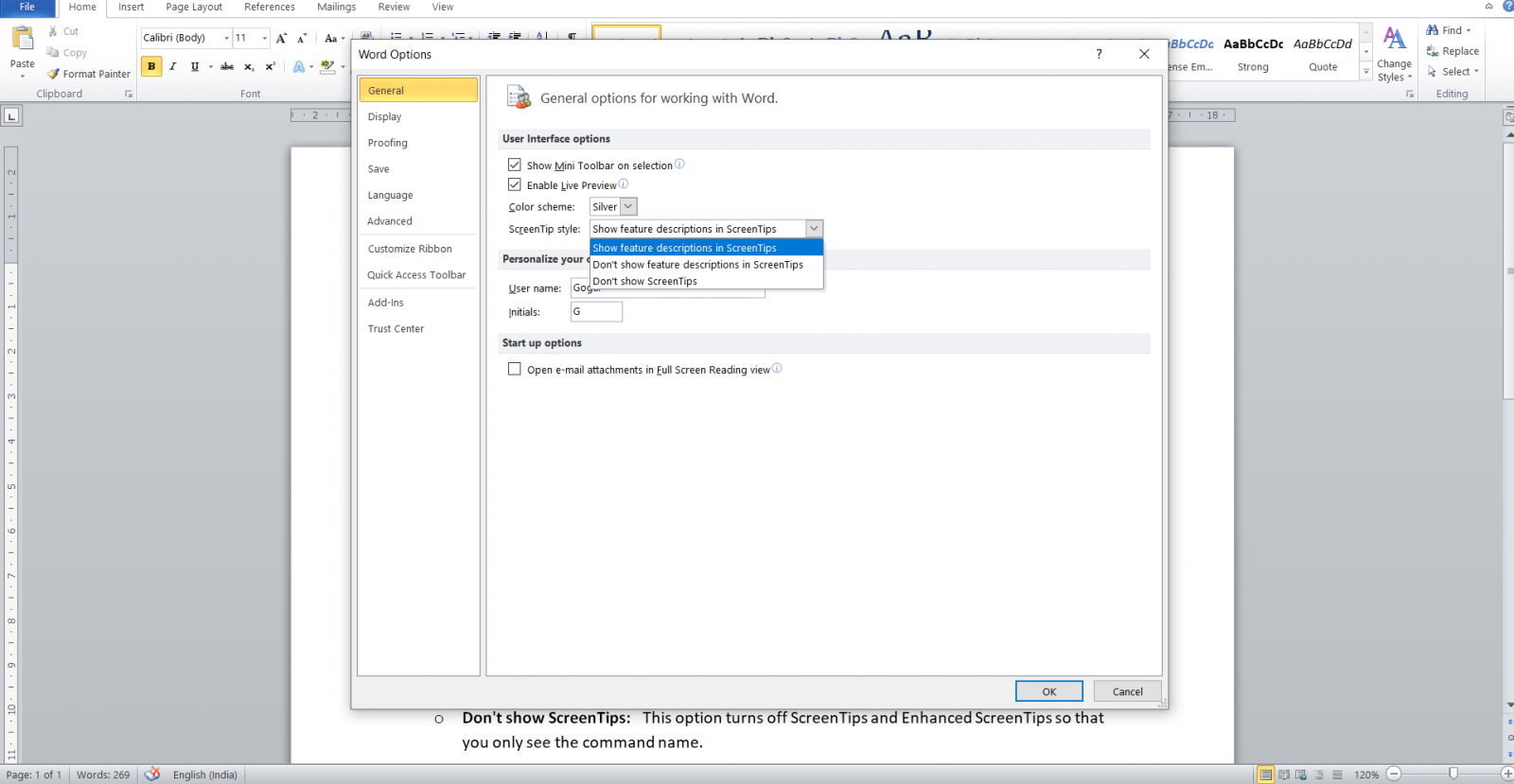 Enhanced Screentips In Microsoft Word Developerpublish