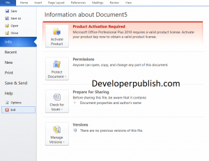 Different Ways to Exit Microsoft Word document - DeveloperPublish