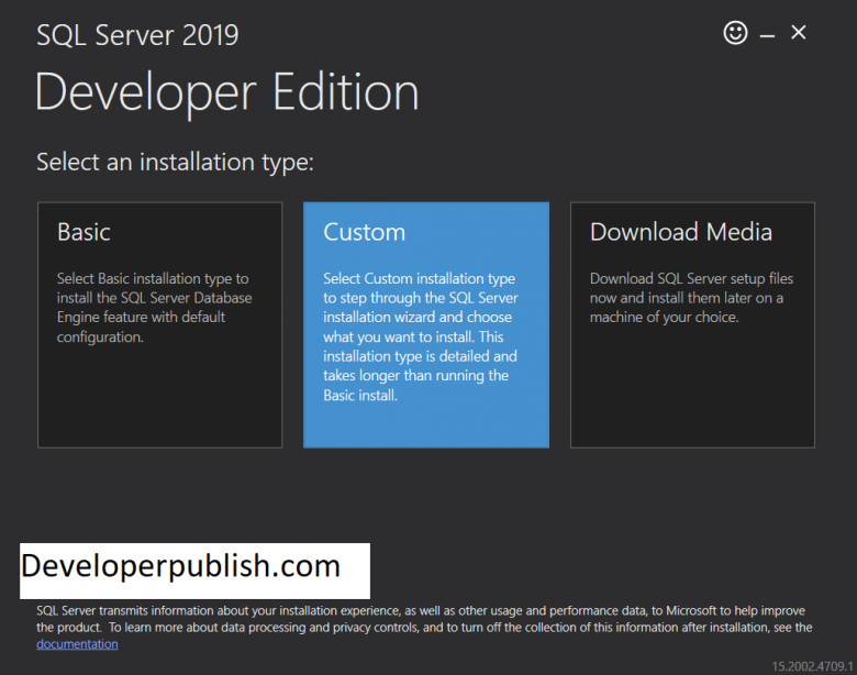 Download & Installing SQL SERVER 2019 Developer Edition for free