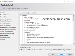 Download & Installing SQL SERVER 2019 Developer Edition for free