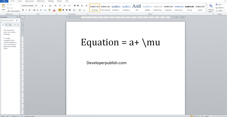 How to Insert micro sign mu (μ) symbol in Word? - Tutorials