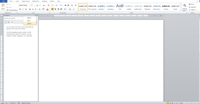 Task pane in Microsoft Word - DeveloperPublish Tutorials