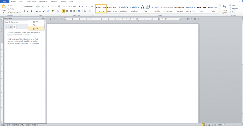 Task pane in Microsoft Word - DeveloperPublish Tutorials