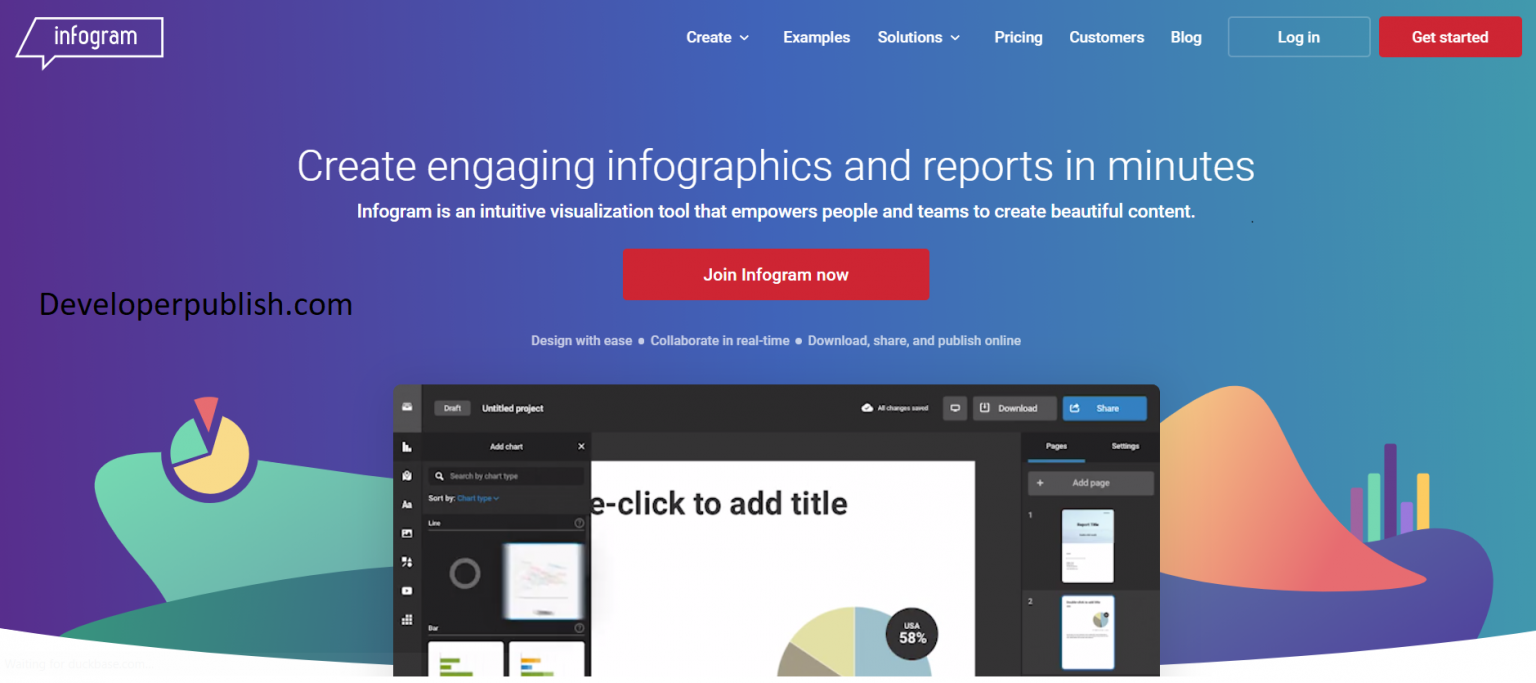 Top 20 tools for creating Infographics from scratch - DeveloperPublish